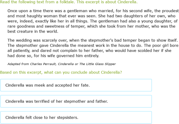 IXL - Compare two texts with different genres (6th class English practice)