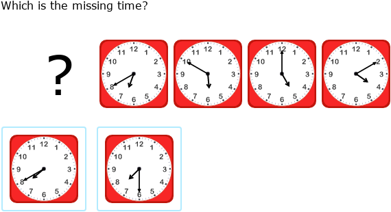 IXL - Time patterns (4th class maths practice)