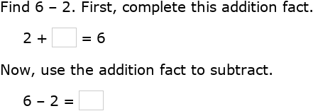 IXL - Use addition to subtract - up to 10 (1st class maths practice)
