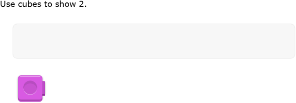 IXL - Show numbers with cubes - up to 10 (Senior infants maths practice)