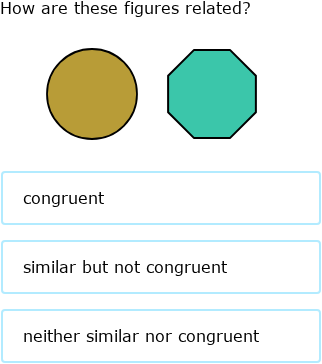 IXL - Similar and congruent figures (6th class maths practice)