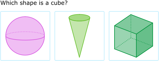 IXL - Cubes (Senior infants maths practice)