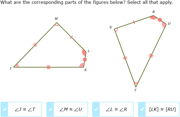IXL - Congruence statements and corresponding parts (6th class maths ...