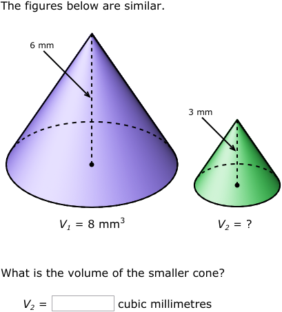 IXL - Surface area and volume of similar solids (Transition year maths ...