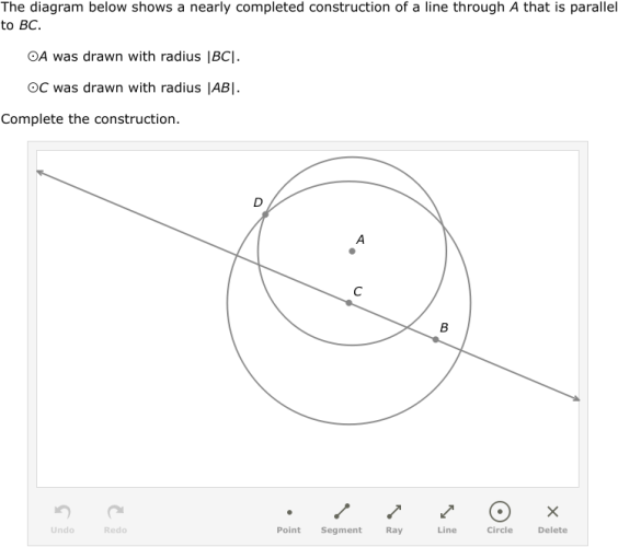 IXL - Construct parallel lines (2nd year maths practice)
