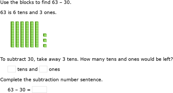 IXL - Use models to subtract a multiple of ten from a two-digit number ...