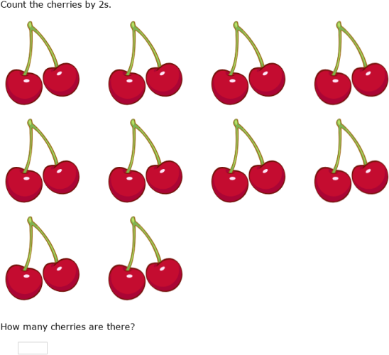 IXL - Skip-count by twos, fives and tens with pictures (2nd class maths practice)
