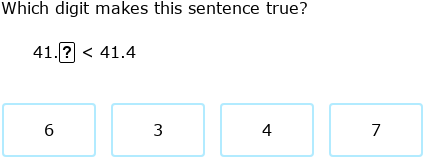 IXL - Compare decimal numbers (4th class maths practice)