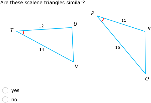 IXL - Similarity rules for triangles (5th year maths practice)