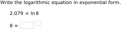 IXL - Convert between natural exponential and logarithmic form (5th ...