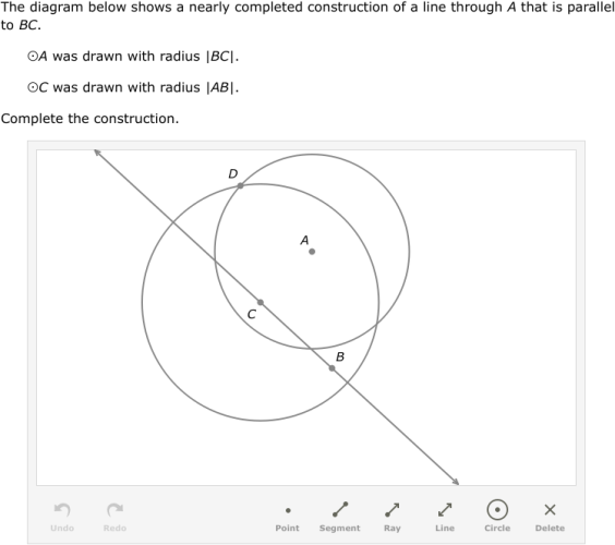 IXL - Construct parallel lines (1st year maths practice)