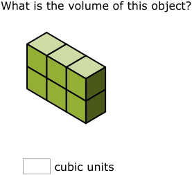 IXL - Volume of figures made of unit cubes (6th class maths practice)