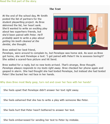 IXL - Read realistic fiction with illustrations (4th class English ...