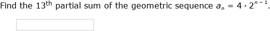 IXL - Partial sums of geometric series (5th year maths practice)