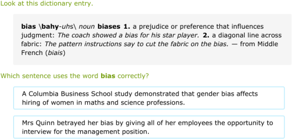 IXL - Use dictionary entries to determine correct usage (3rd year ...