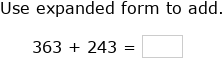 IXL - Use expanded form to add three-digit numbers - with regrouping ...
