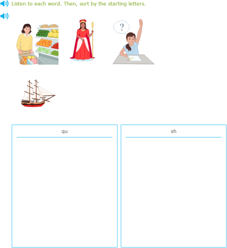 IXL - Sort by initial consonant blend or digraph (2nd class English ...