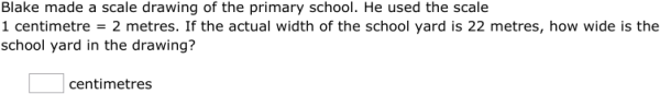 IXL - Scale drawings: word problems (5th class maths practice)