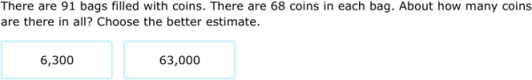 IXL - Estimate products: word problems (3rd class maths practice)