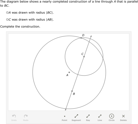 IXL - Construct parallel lines (3rd year maths practice)