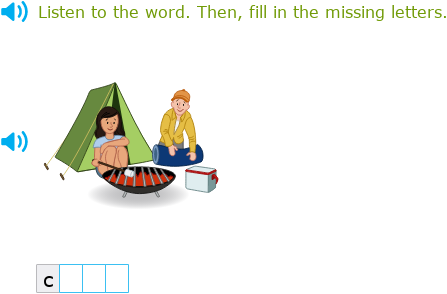 IXL - Spell the word with a consonant blend (2nd class English practice)