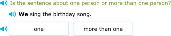IXL - One or more than one? (1st class English practice)