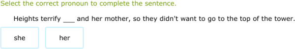 IXL - Compound subjects and objects with pronouns (1st year English ...