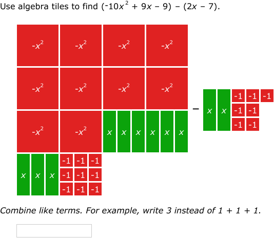 IXL Add And Subtract Polynomials Using Algebra Tiles 2nd Year Maths ixl-add-and-subtract-polynomials-using-algebra-tiles-2nd-year-maths