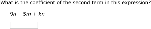 IXL - Identify terms and coefficients (1st year maths practice)