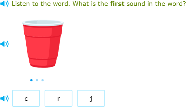 IXL - Identify the first, second and last sound in a word (Senior ...
