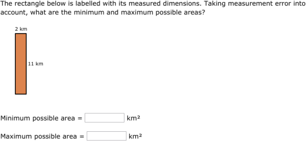 IXL - Minimum and maximum area and volume (3rd year maths practice)