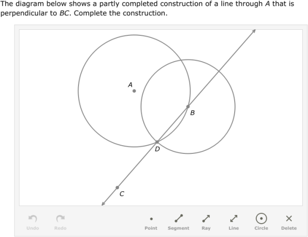 IXL - Construct a perpendicular line (2nd year maths practice)