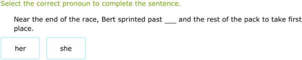 IXL - Compound subjects and objects with pronouns (6th class English ...