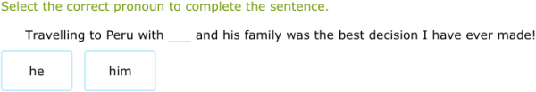 IXL - Compound subjects and objects with pronouns (2nd year English ...