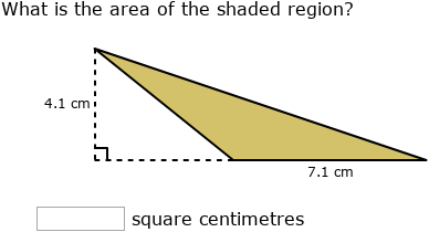 IXL - Area of triangles (6th class maths practice)