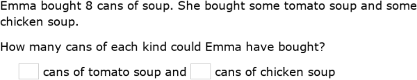 IXL - Word problems with both addends unknown - up to 10 (1st class ...