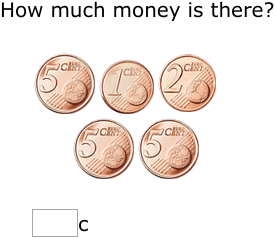 IXL - Count all coins (1st class maths practice)