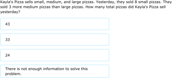 IXL - Word problems with extra or missing information (5th class maths ...