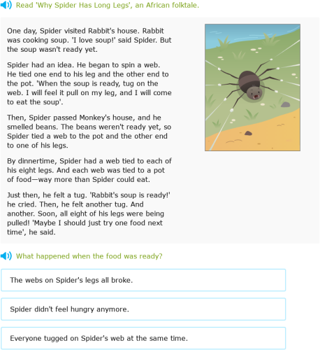 IXL - Determine the themes of myths, fables and folktales (2nd class ...