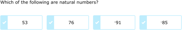 IXL - Classify numbers (1st year maths practice)