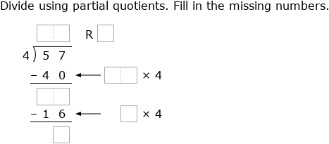 IXL - Divide using partial quotients with remainders (4th class maths ...