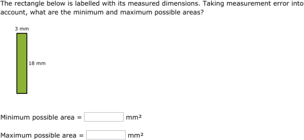 IXL - Minimum and maximum area and volume (Transition year maths practice)