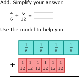 IXL - Add fractions with unlike denominators (5th class maths practice)