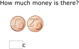 IXL - Count money - 1c and 2c coins (Senior infants maths practice)