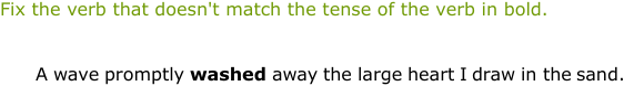 IXL - Correct inappropriate shifts in verb tense (5th class English ...