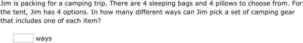 IXL - Counting principle (3rd year maths practice)