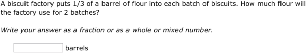 IXL - Multiply fractions by whole numbers: word problems (4th class maths practice)