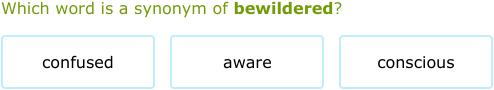 IXL - Choose the synonym (5th class English practice)