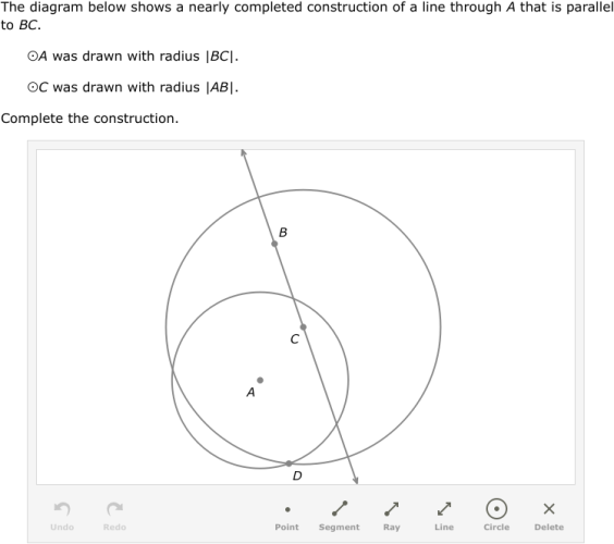 IXL - Construct parallel lines (5th year maths practice)