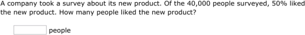 IXL - Solve percent equations: word problems (1st year maths practice)